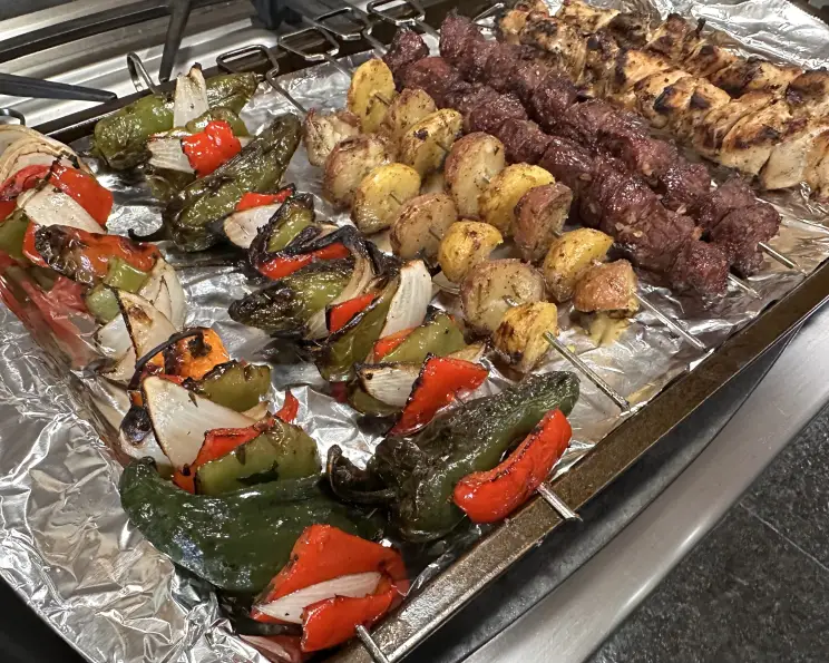 Grilled Vegetable Kebabs Recipe - That's Nerdalicious