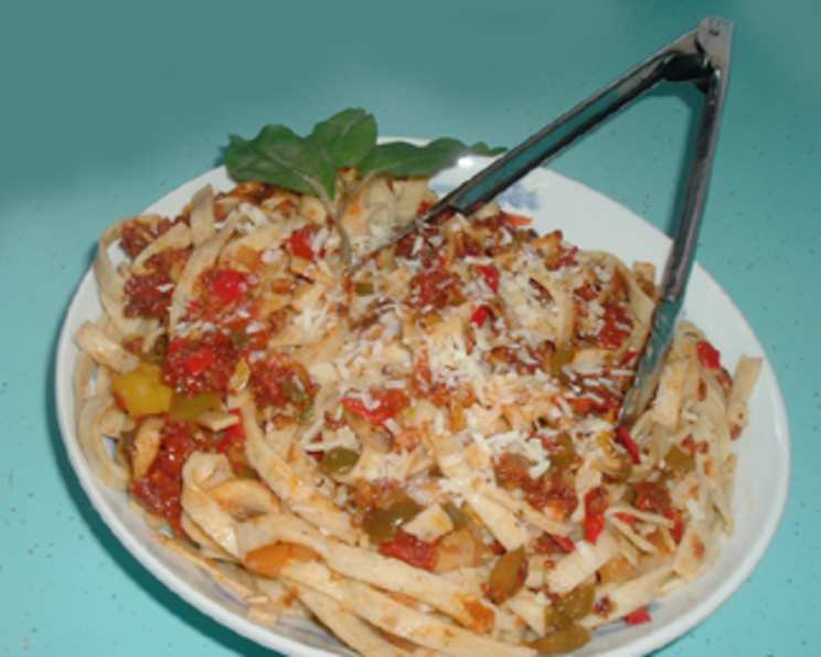 Bacon, Mushroom & Sun Dried Tomato Pasta Sauce Recipe - That's Nerdalicious