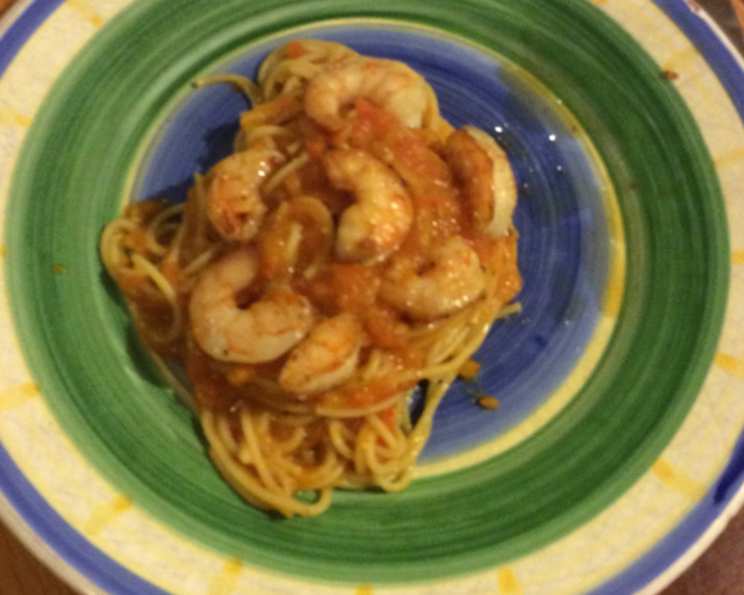 Angel Hair Pasta With Scallops, Tomato & Basil Recipe - That's Nerdalicious