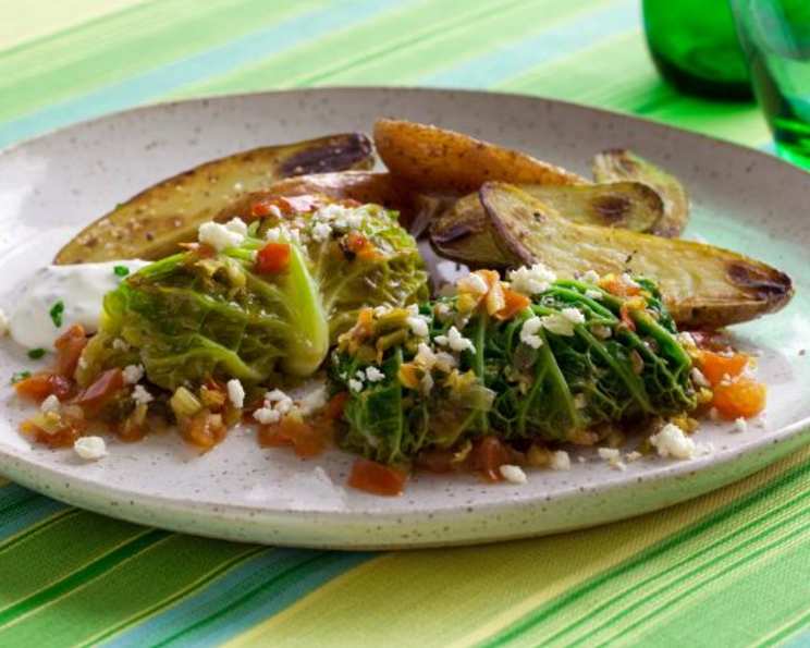 Lamb Stuffed Cabbage Rolls Recipe - Chef's Resource Recipes
