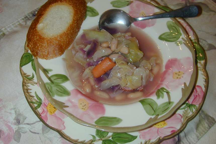 Minestra (Cabbage & Beans) Recipe - Food.com
