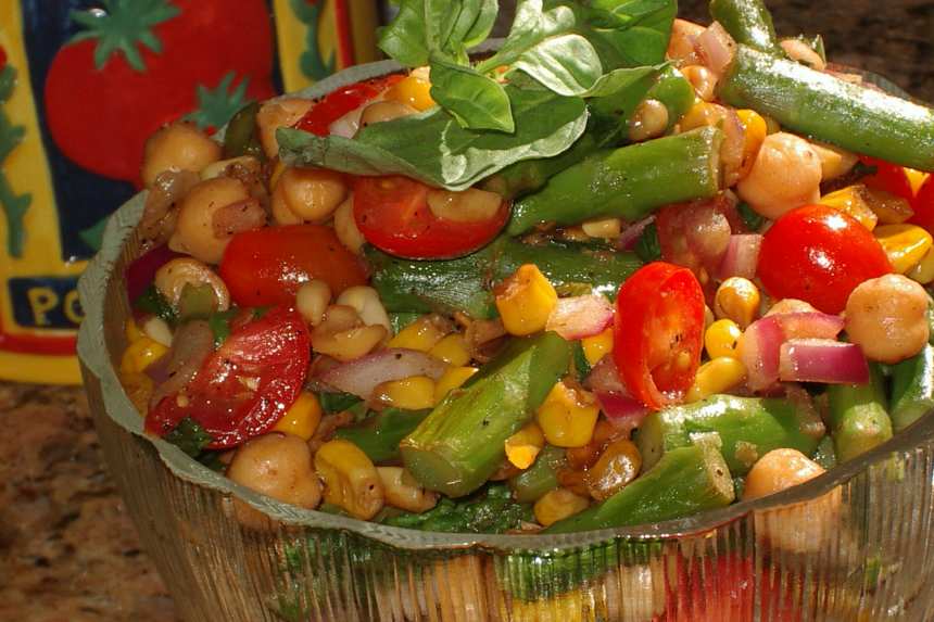 how to cook asparagus with baby corn