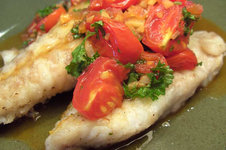 Red Snapper With Tomato-Saffron Vinaigrette Recipe - Food.com