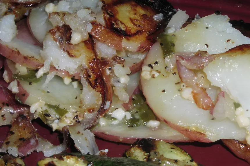Garlic-Chive Grilled Red Potatoes Recipe - Food.com