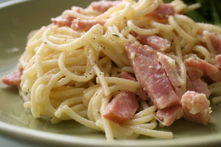 Italian Spaghetti with Ham Recipe - Food.com