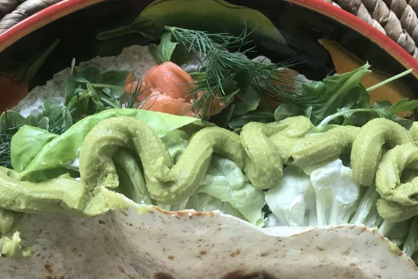 Smoked Salmon and Avocado Wraps Recipe - Food.com