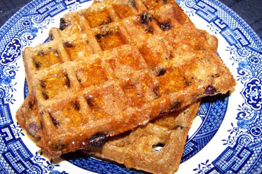 Blueberry Whole Grain and Bran Waffles Recipe - Food.com