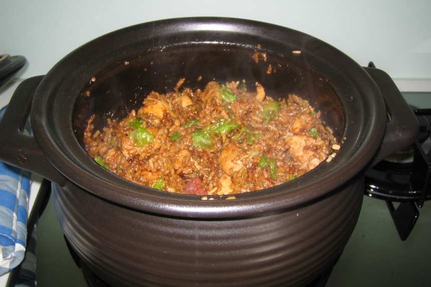 Clay Pot Rice With Chicken Recipe - Food.com