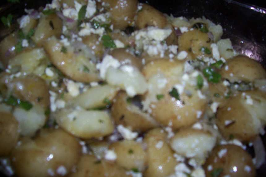 how to boil new potatoes with mint