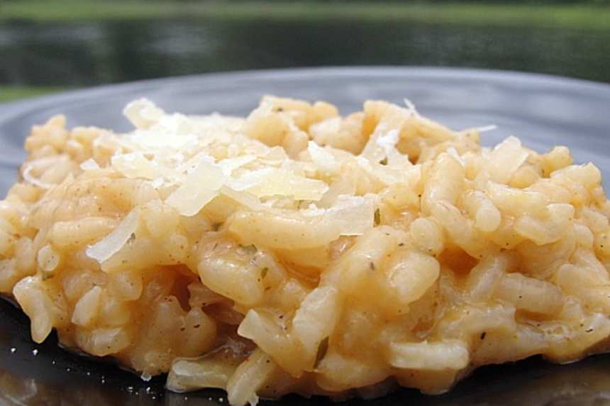 how to cook rice risotto