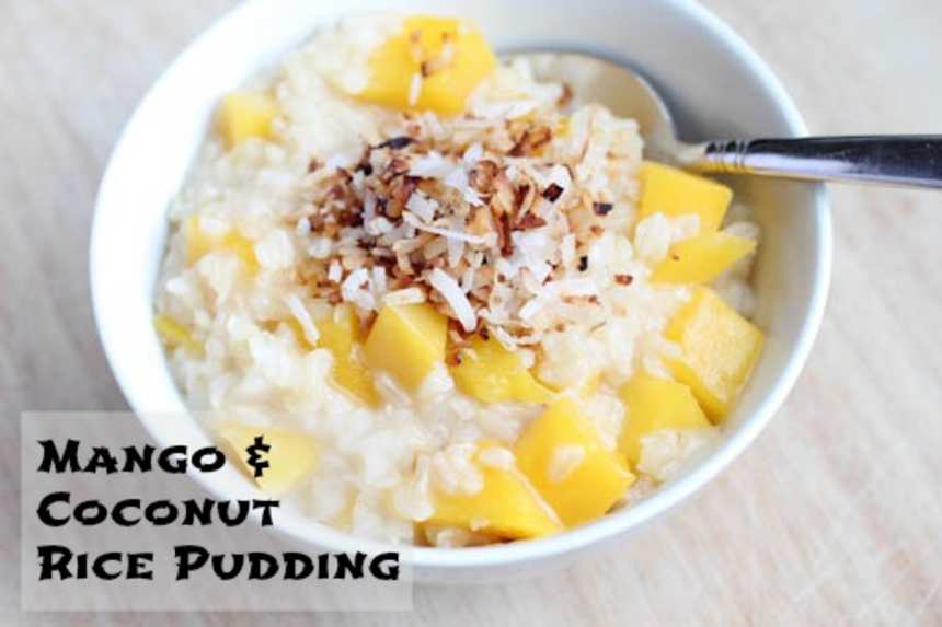 Mango & Coconut Rice Pudding Recipe - Food.com