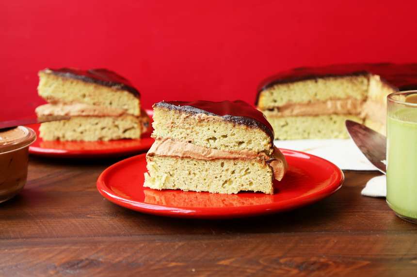 Matcha Red Bean Cake Recipe - Food.com