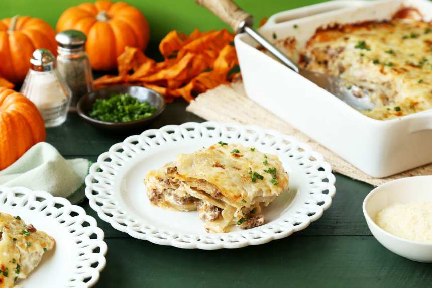 how to make a potato lasagna