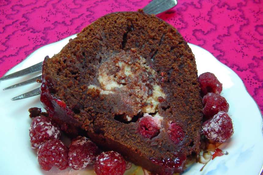 Heavenly Chocolate Raspberry Bundt Cake Recipe - Food.com