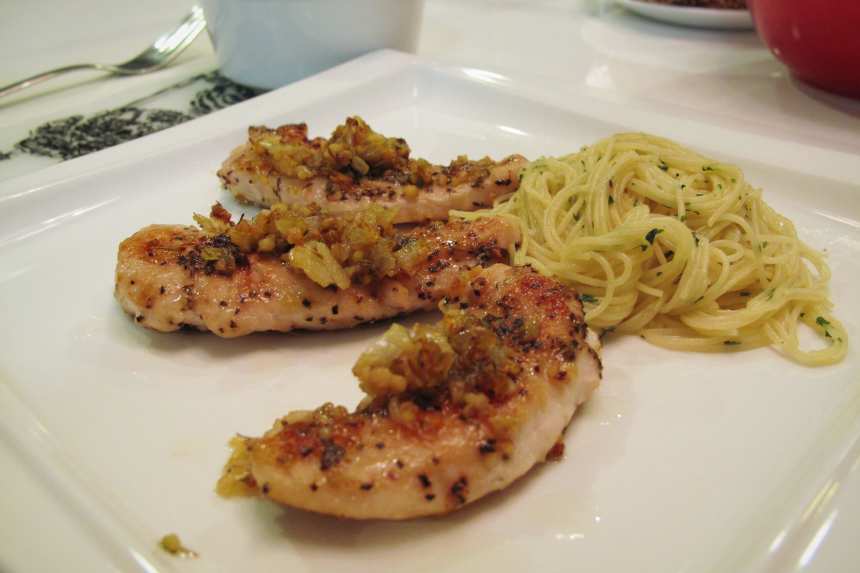 Truffles on Chicken Breast on Bed of Angel Hair Pasta Recipe - Food.com
