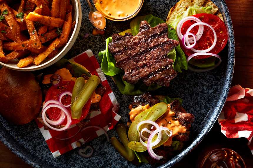 Canada Day Burgers With Thousand Island Sauce Recipe - Food.com
