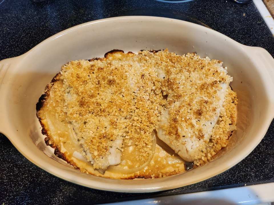 Baked Scrod With Lemon Herb Panko Crumbs Recipe - Food.com