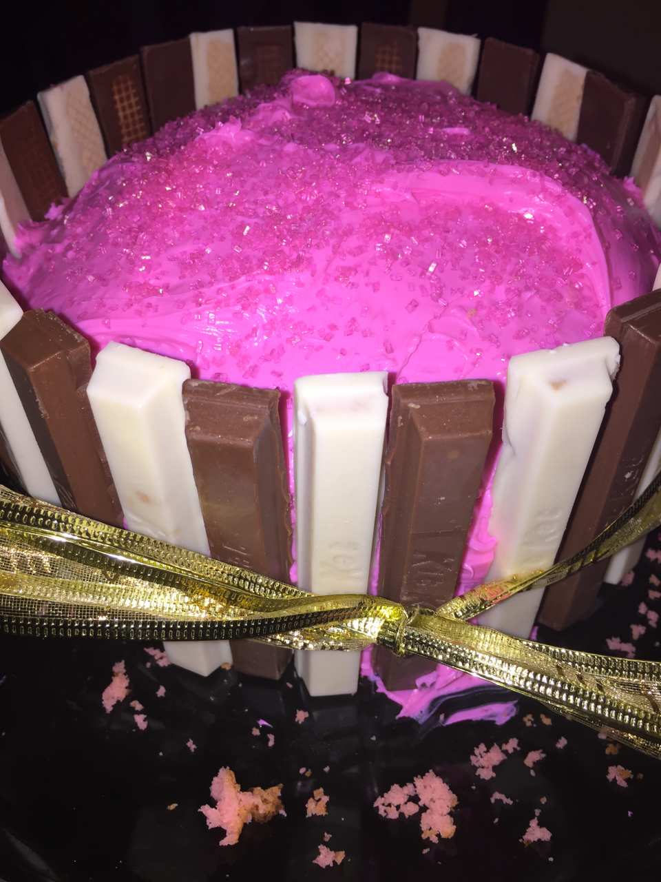 Bucket of M&M's Kit Kat Cake Recipe - Food.com