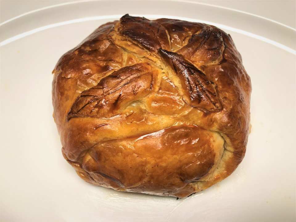 Brie En Croute Stuffed With Olives & Roasted Peppers Recipe - Food.com