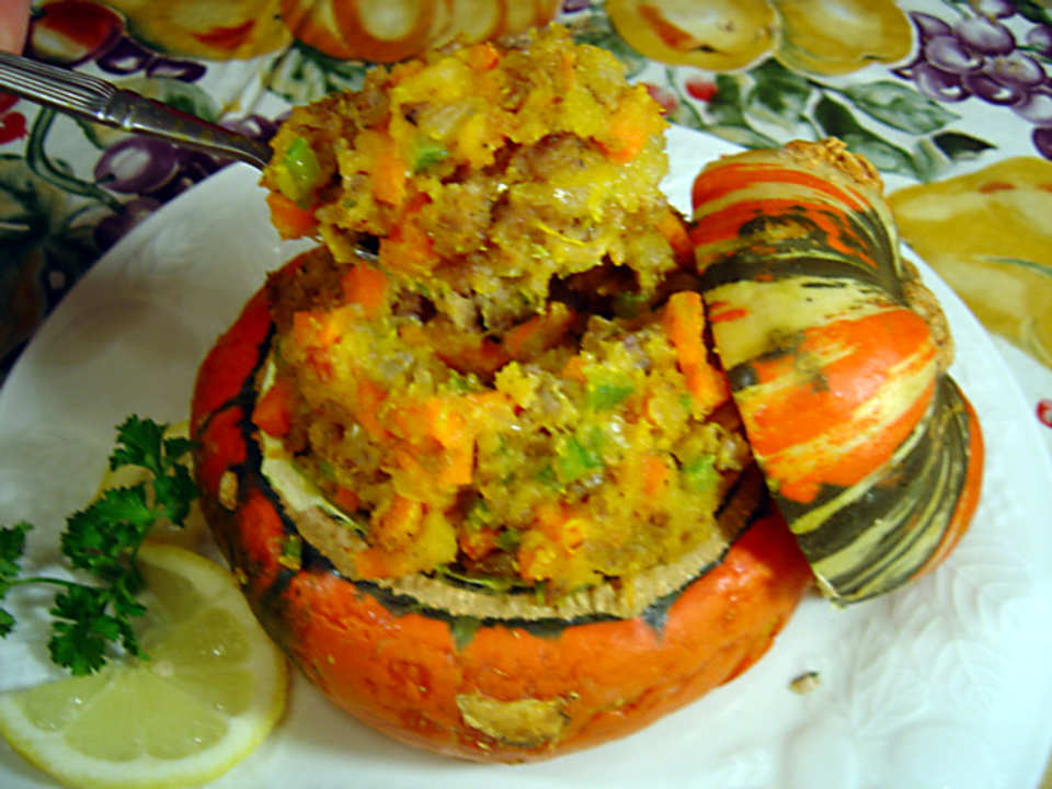 Stuffed Turban Squash Recipe - Food.com