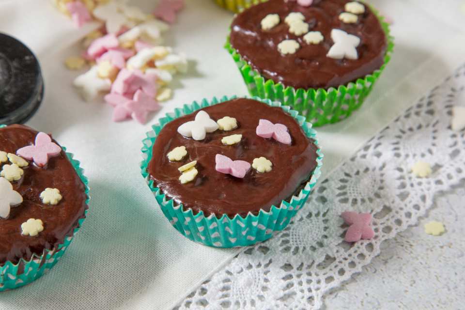 Double Chocolate Mini Cupcakes Recipe - Food.com