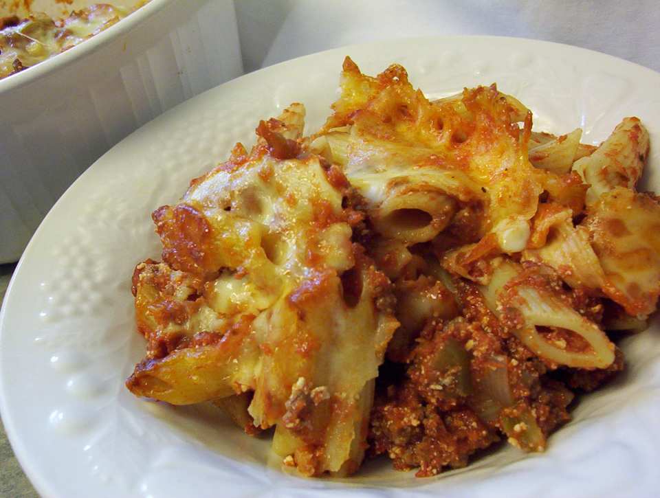 Simple Baked Mostaccioli Recipe - Food.com