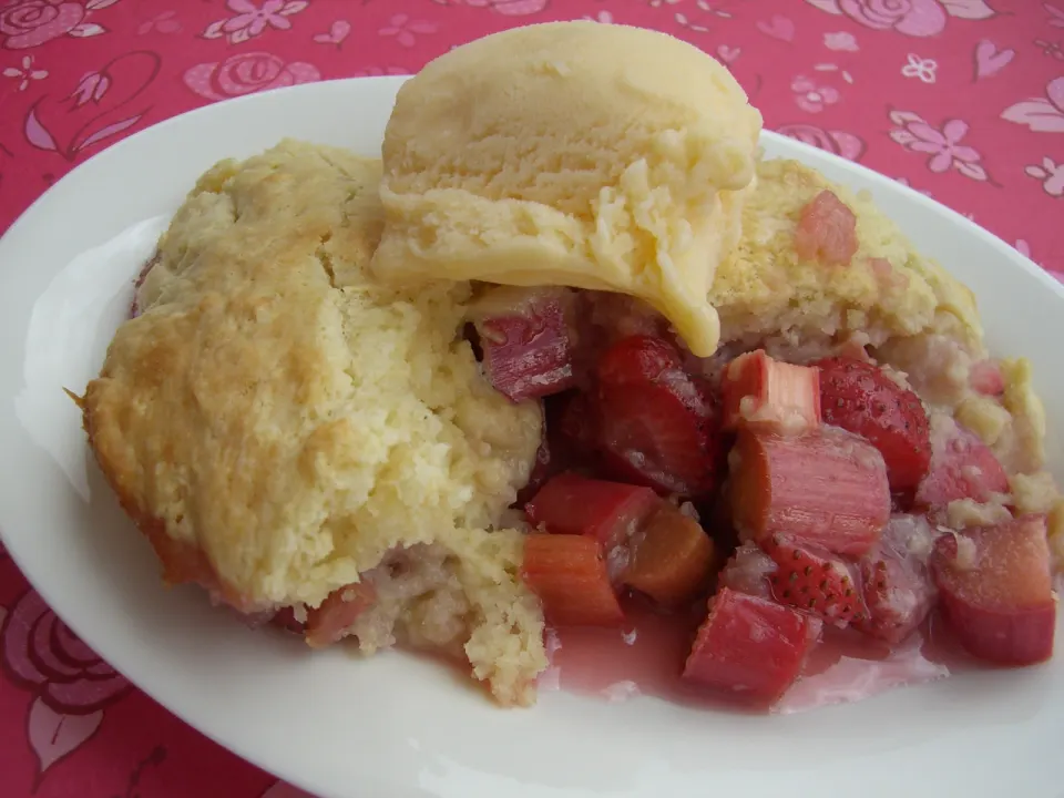 Easy Rhubarb Cobbler Recipe - Food.com