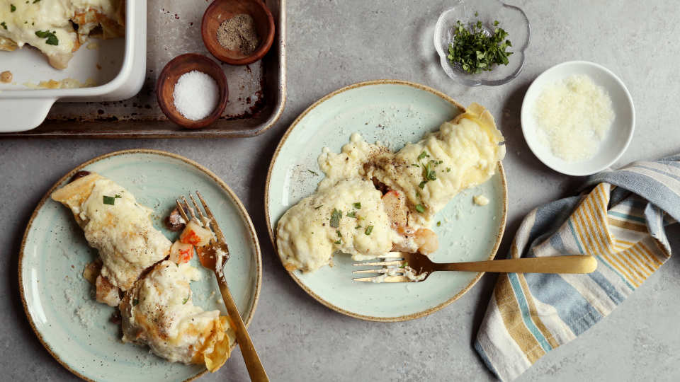 Crab and Shrimp Crepes With Mornay Sauce Recipe - Food.com