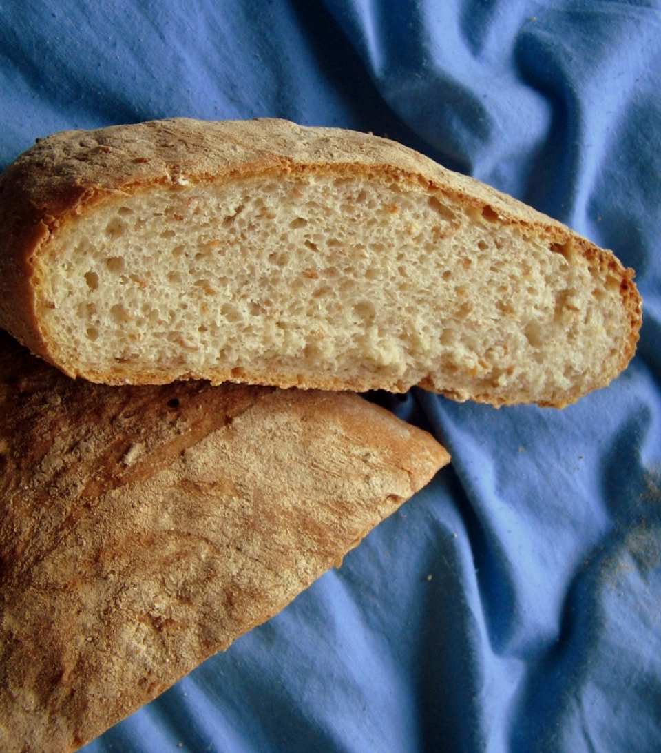 Rustic Kibbled Wheat & Rye Loaves Recipe - Food.com
