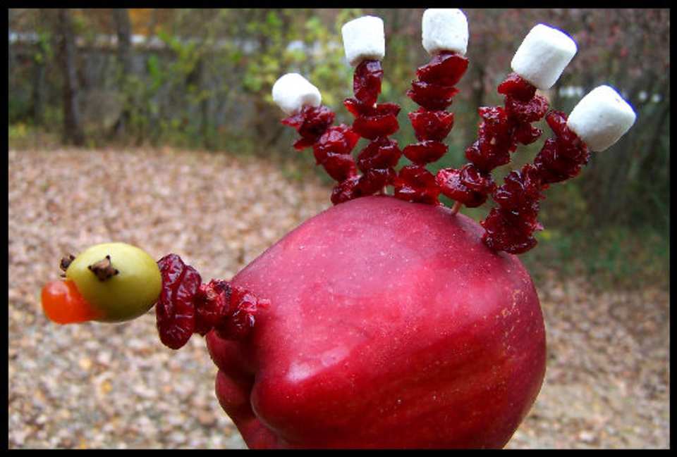 Cute Edible Apple Turkey (Thanksgiving Treat) Recipe - Food.com
