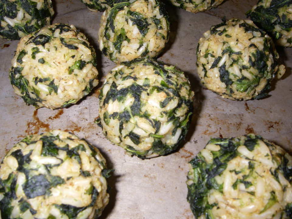 Greek Spinach Rice Balls Recipe - Food.com