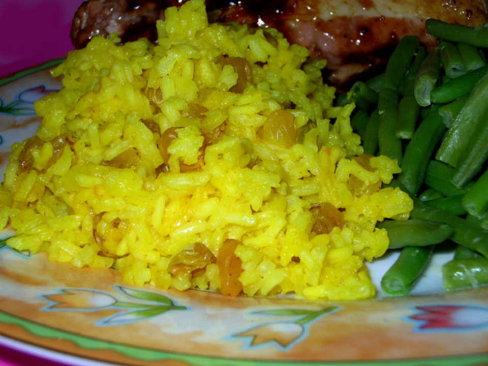 Cape Malay Yellow Rice With Raisins Recipe - Food.com