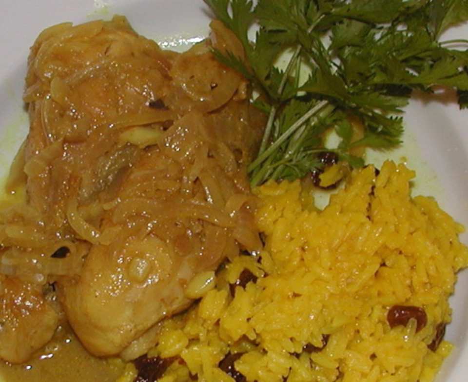 Cape Malay Yellow Rice With Raisins Recipe - Food.com