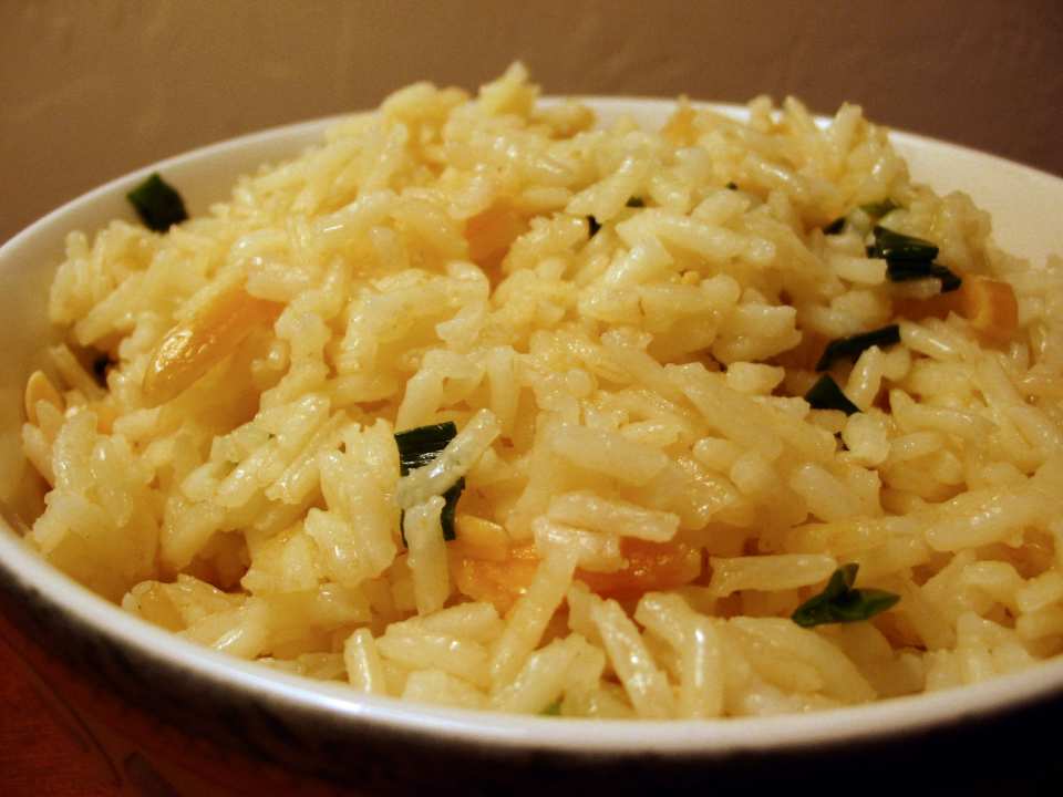 Seventies Almond Rice Recipe - Food.com