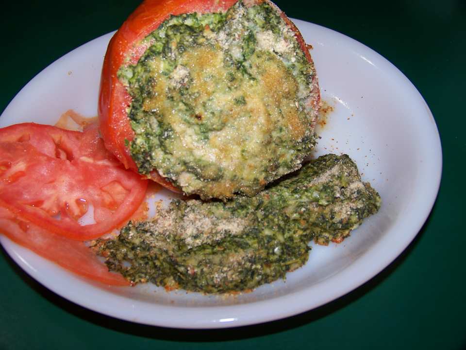 Tomatoes Stuffed With Spinach and Cheeses Recipe - Food.com