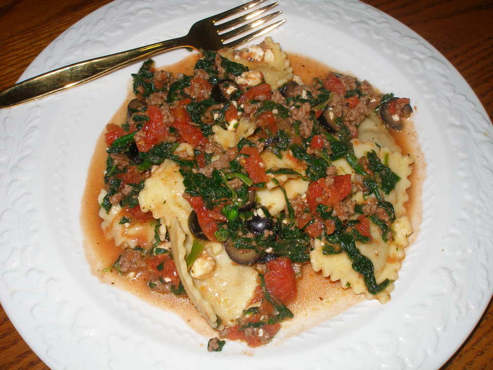 Greek-Style Beef and Cheese Ravioli Recipe - Food.com