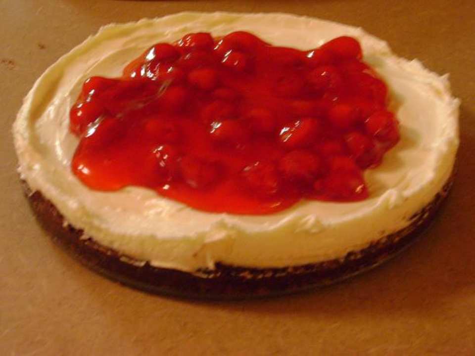 Cherry-Glazed Chocolate/Cream Cheese Torte Recipe - Food.com