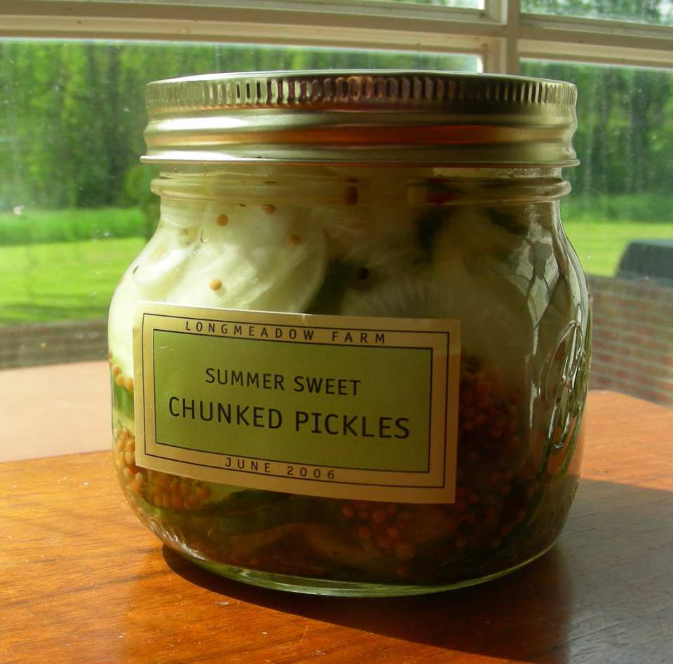 Heritage Bread and Butter Pickle - Pickled Cucumber and Onions Recipe ...