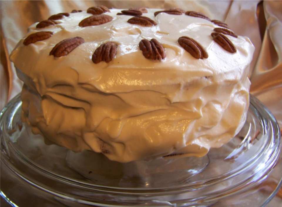 Caramel Cake With Caramel Cream Cheese Frosting Recipe - Baking.Food.com