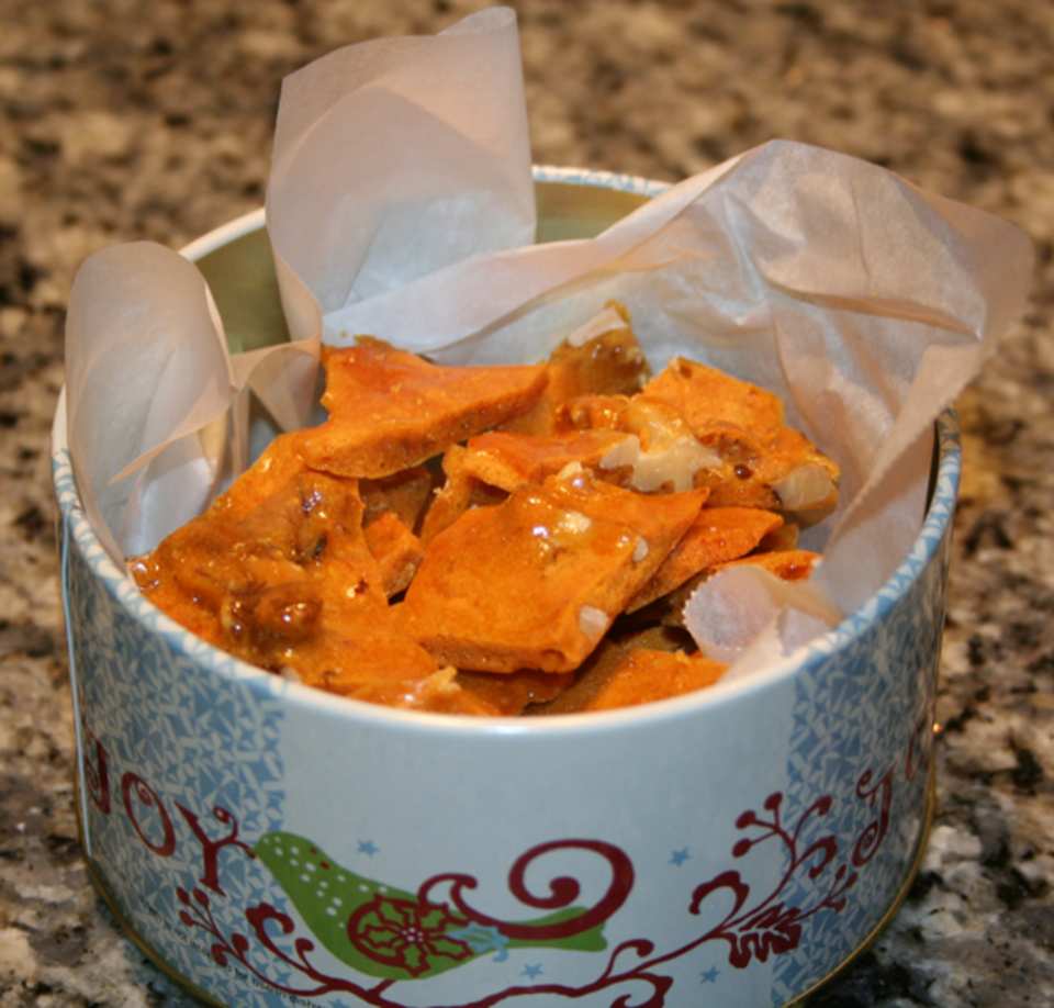 walnut tree nut brittle