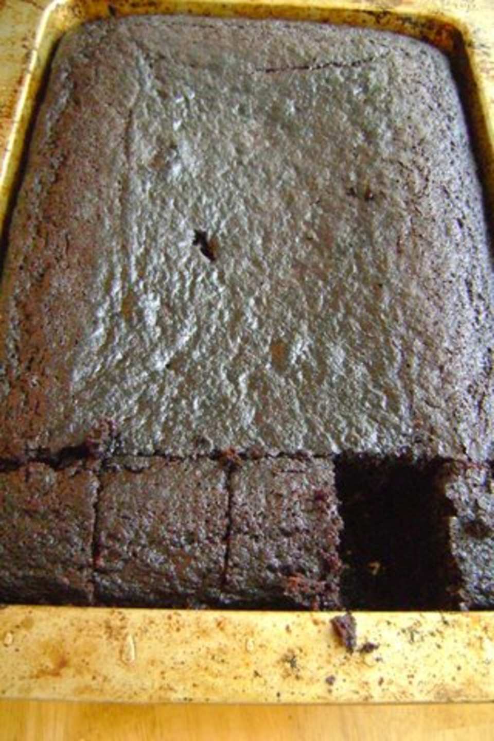 Don't Be Afraid of the Deep, Dark Pareve Chocolate Cake! Recipe - Food.com
