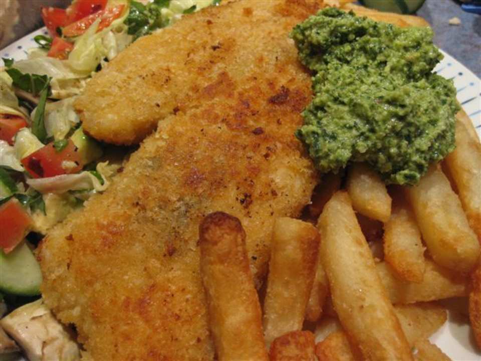breaded fish