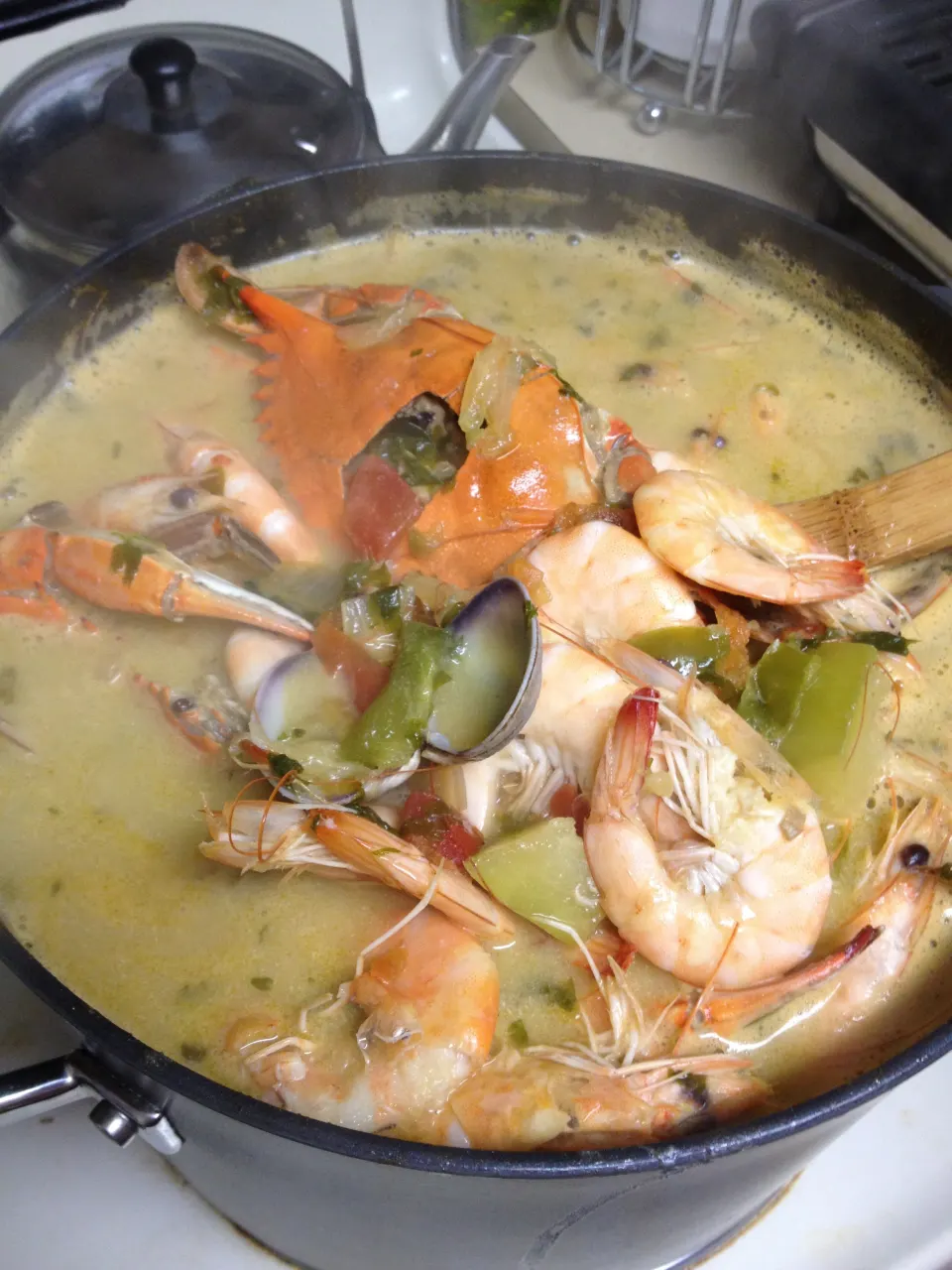 Honduran Coconut Seafood Soup (Sopa Catratcha De Mariscos Con Un Recipe ...