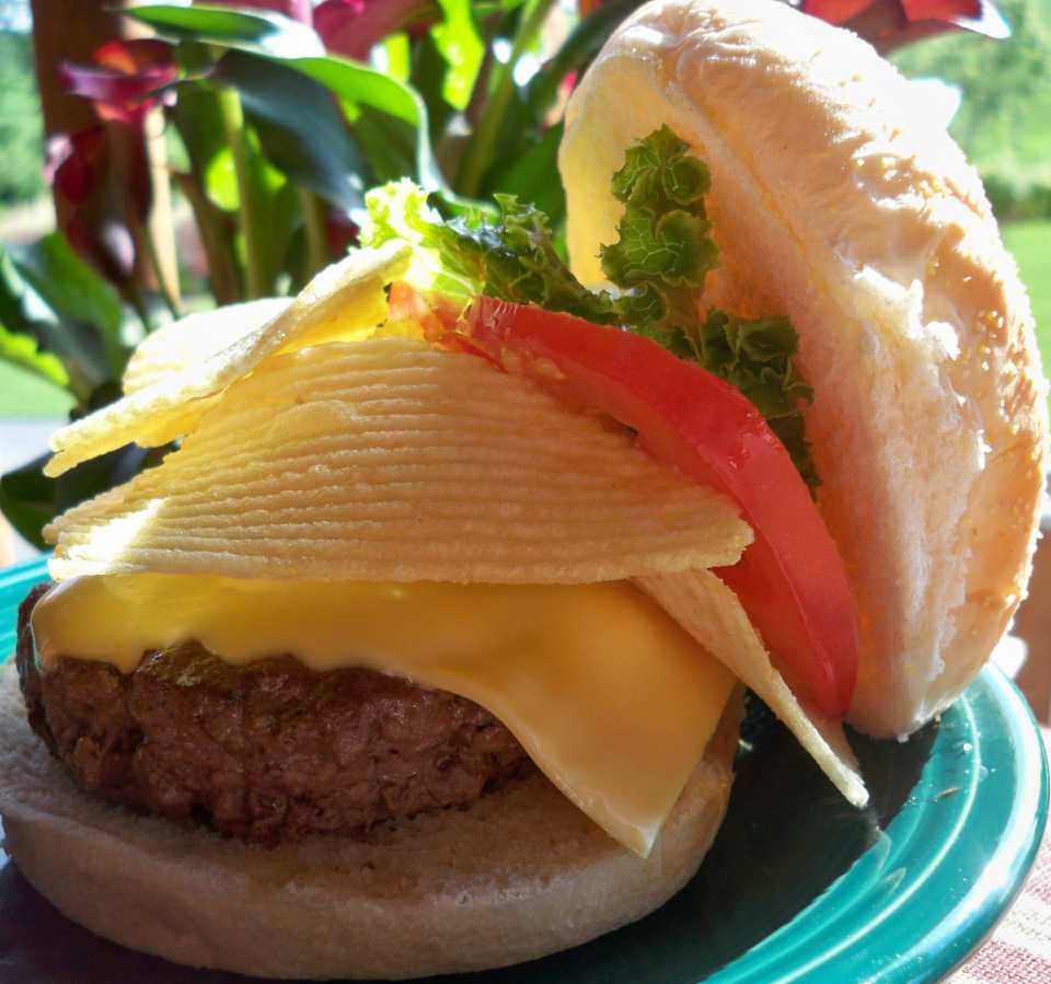 Squashed Burgers and Chips Recipe - Food.com