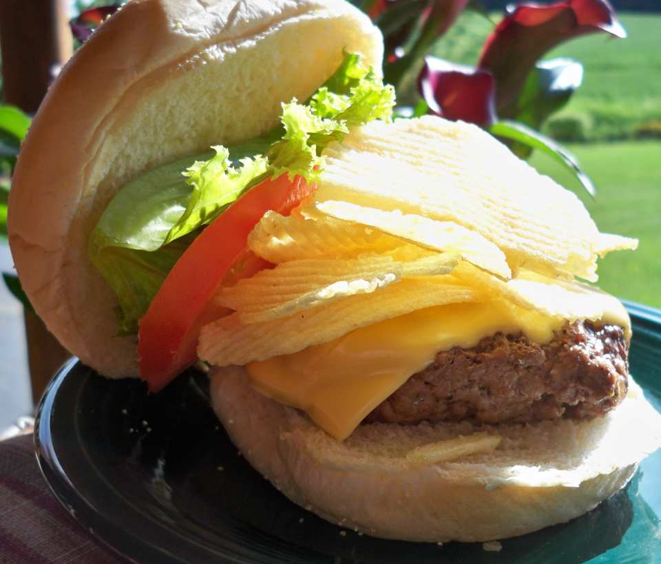 Squashed Burgers and Chips Recipe - Food.com