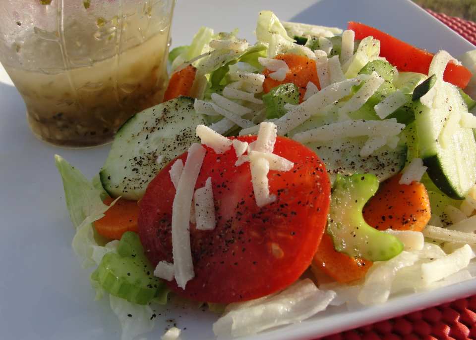 Salad Greens With Italian Dressing Recipe - Food.com