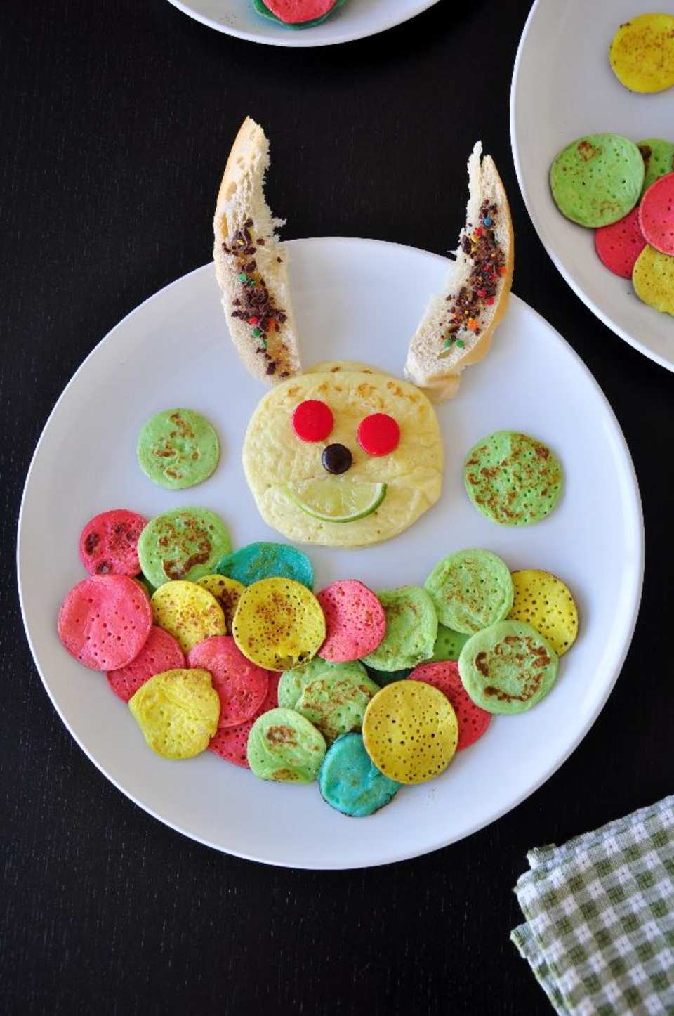easter rabbit pancakes