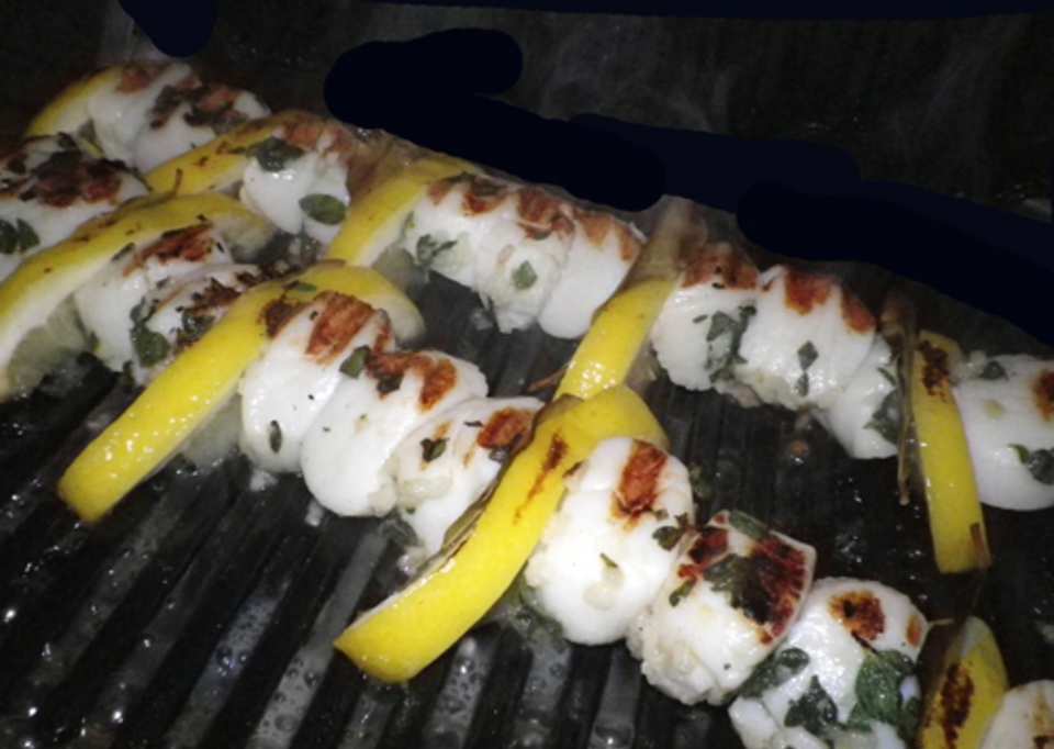 Greek Style Sea Scallops Brochettes Recipe - Food.com