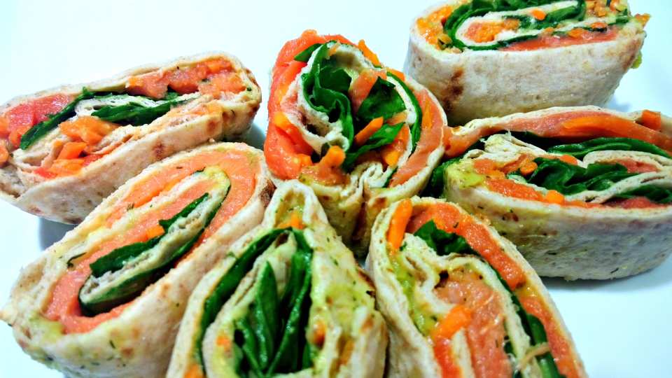 Smoked Salmon and Avocado Wraps Recipe - Food.com