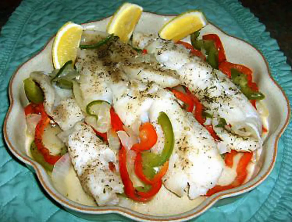 Fish With Bell Peppers Recipe - Food.com